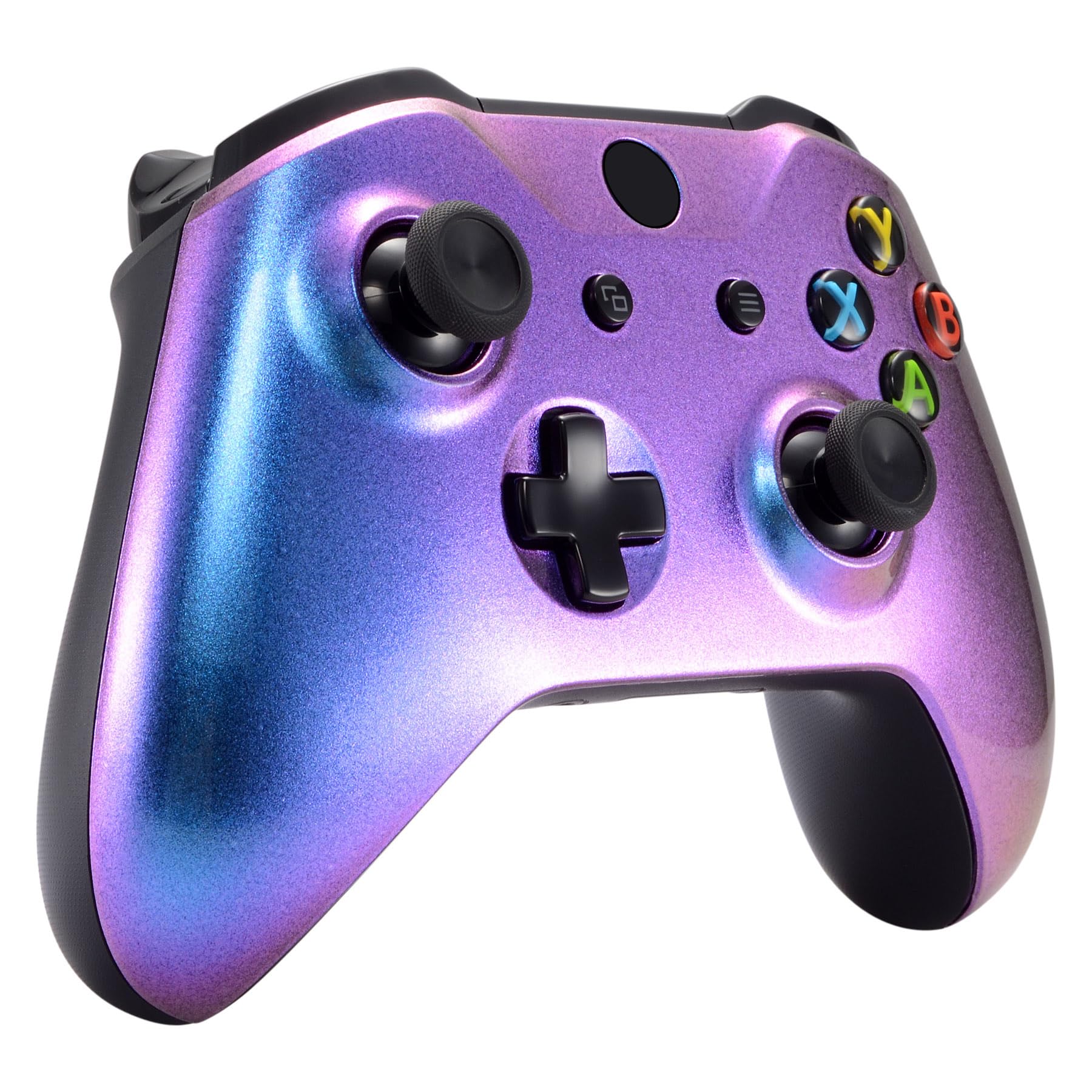 eXtremeRate Purple and Blue Chameleon Front Housing Shell Faceplate for Xbox One X S Controller Model 1708 - Controller NOT Included