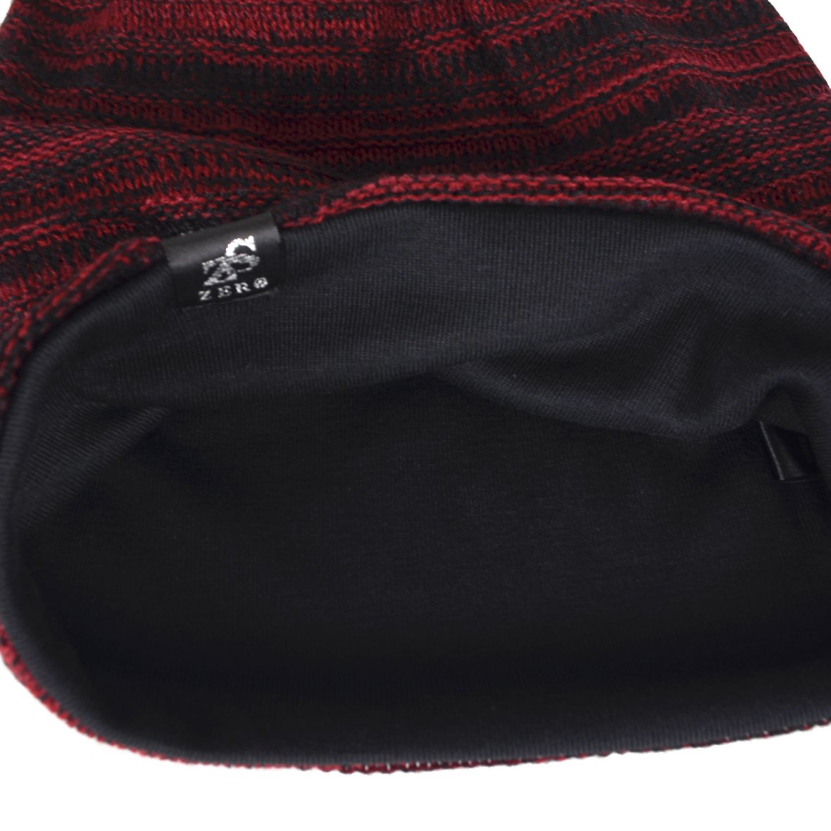 HISSHE Men Oversize Skull Slouch Beanie Large Skullcap Knit Hat (Claret)