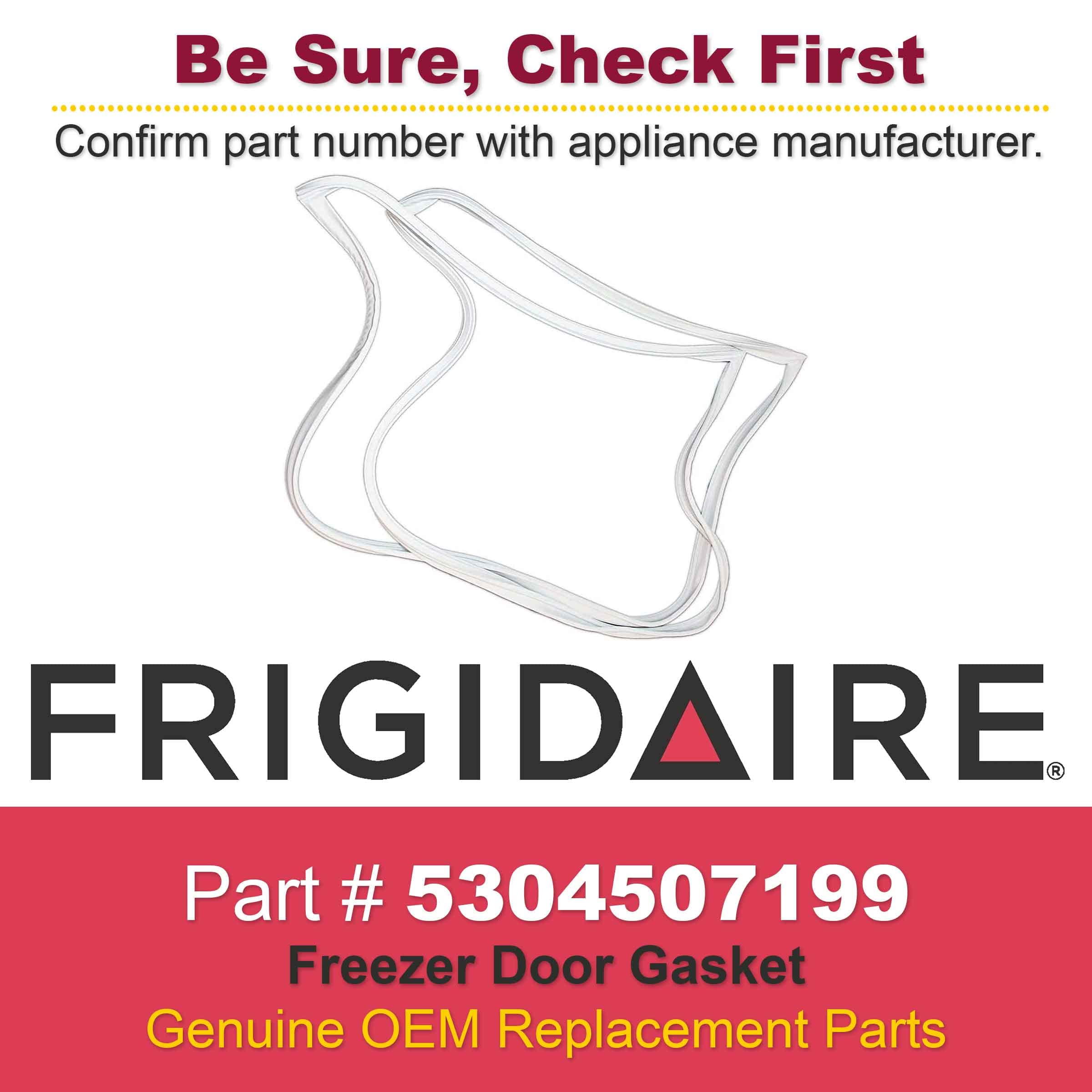 Frigidaire 5304507199 Freezer Door Gasket Original Equipment (OEM) Part, White