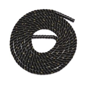 Amazon Basics Heavy Exercise Training Workout Battle Rope, 1.5 Inch Diameter x 30 Ft Length, Black