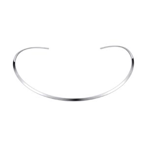 hooami women's necklace choker silver stainless steel collar necklace