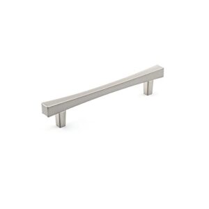 richelieu hardware bp7227128195 westmount collection 5 1/16-inch (128 mm) center-to-center brushed nickel transitional rectangular cabinet and drawer bar pull handle for kitchen, bathroom, and furniture