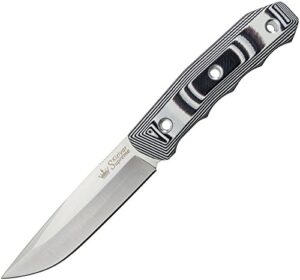 kizlyar kk0058 echo niolox sw fixed blade, blk-gray micarta handle