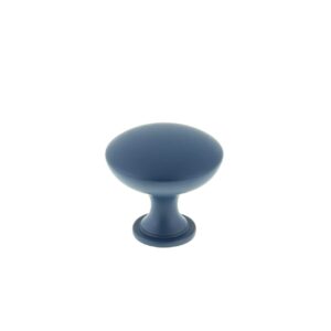 Richelieu Hardware BP9041D379 Copperfield Collection 1 3/16-inch (30 mm) Indigo Functional Cabinet and Drawer Mushroom Knob for Kitchen, Bathroom, and Furniture