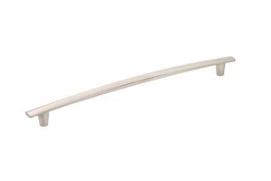 richelieu hardware bp2323320195 kensington collection 12 5/8-inch (320 mm) center-to-center brushed nickel modern cabinet and drawer pull handle for kitchen, bathroom, and furniture