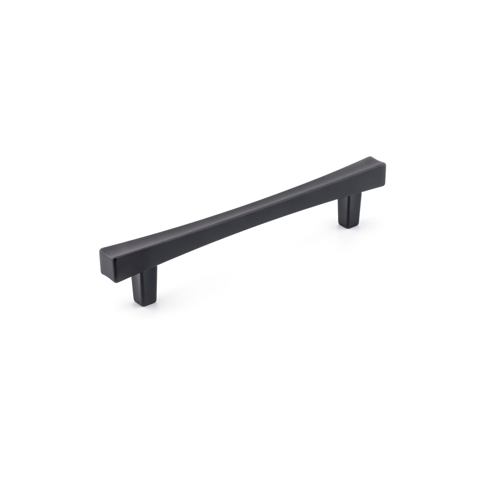 Richelieu Hardware BP7227128900 Westmount Collection 5 1/16-inch (128 mm) Center-to-Center Matte Black Transitional Rectangular Cabinet and Drawer Bar Pull Handle for Kitchen, Bathroom, and Furniture