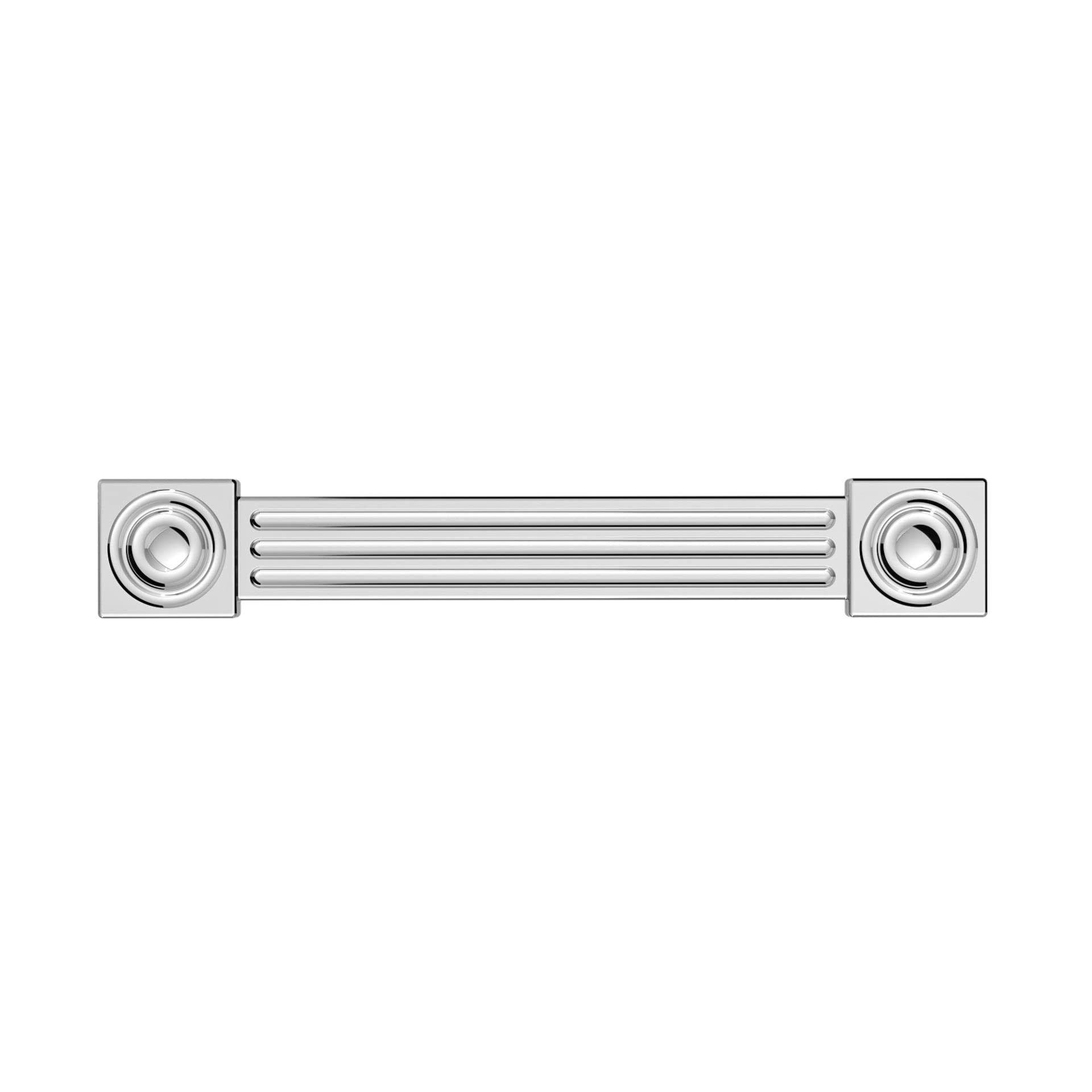 Richelieu Hardware BP8822128CHBRZ Verona Collection 5 1/16-inch (128 mm) Center-to-Center Grooved Champagne Bronze Transitional Rectangular Cabinet and Drawer Pull Handle for Kitchen, Bathroom, and Furniture