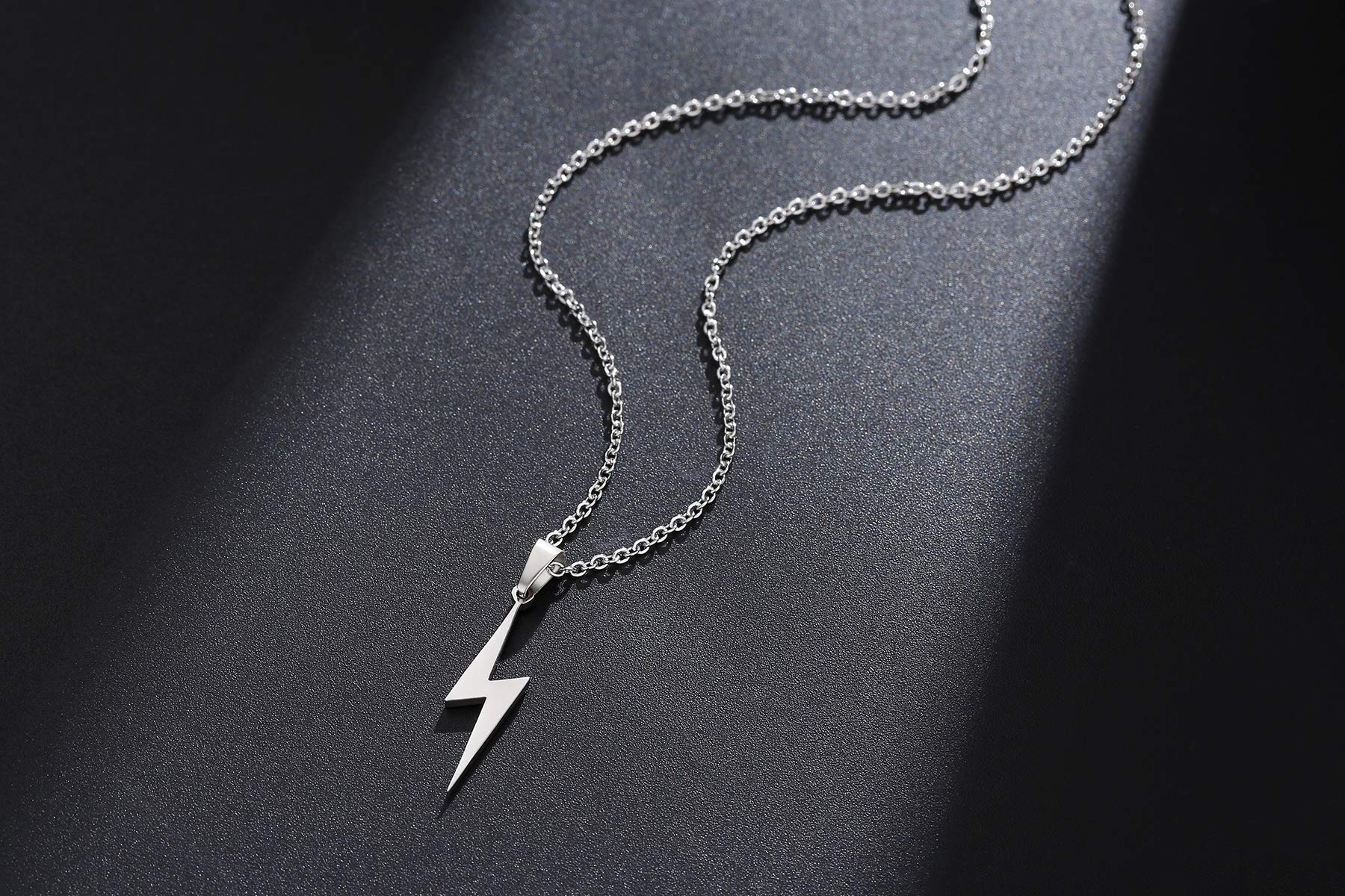 Lightning Bolt Necklace, Be Fearless Necklace, Be Brave Necklace, Inspirational Necklaces for Women, Strength Necklace Pendant, Encouragement Gifts for Women