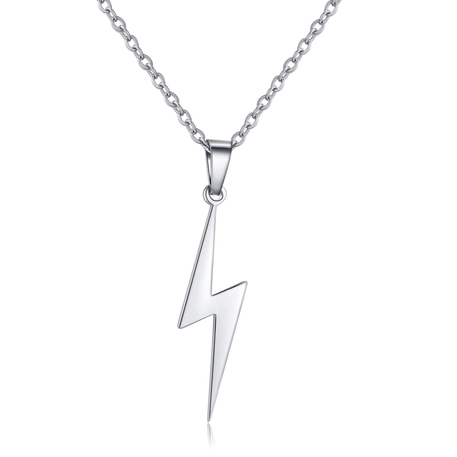 Lightning Bolt Necklace, Be Fearless Necklace, Be Brave Necklace, Inspirational Necklaces for Women, Strength Necklace Pendant, Encouragement Gifts for Women