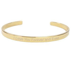 petite boutique personalized bangle bracelet - slim layered bracelet, a thoughtful and stylish gift -custom engraving