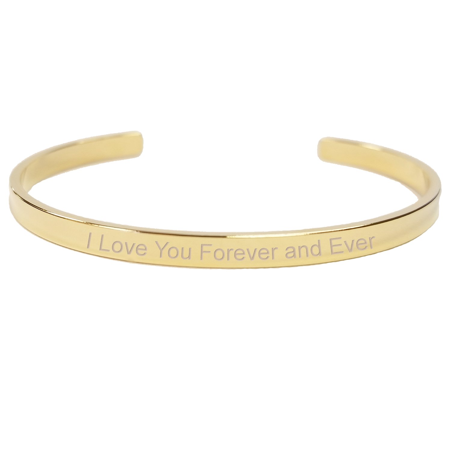 Petite Boutique Personalized Bangle Bracelet - Slim Layered Bracelet, a Thoughtful and Stylish Gift -Custom Engraving