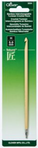 clover takumi bamboo interchangeable tunisian crochet hook