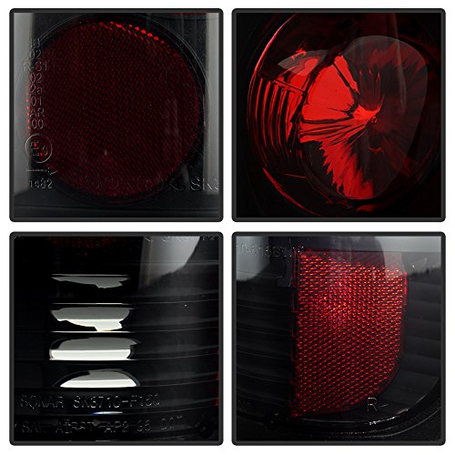 AKKON - For Ford F250/350/450/550 Superduty Smoked Headlights w/Signal Lamps + Black Smoke Tail Lights Combo