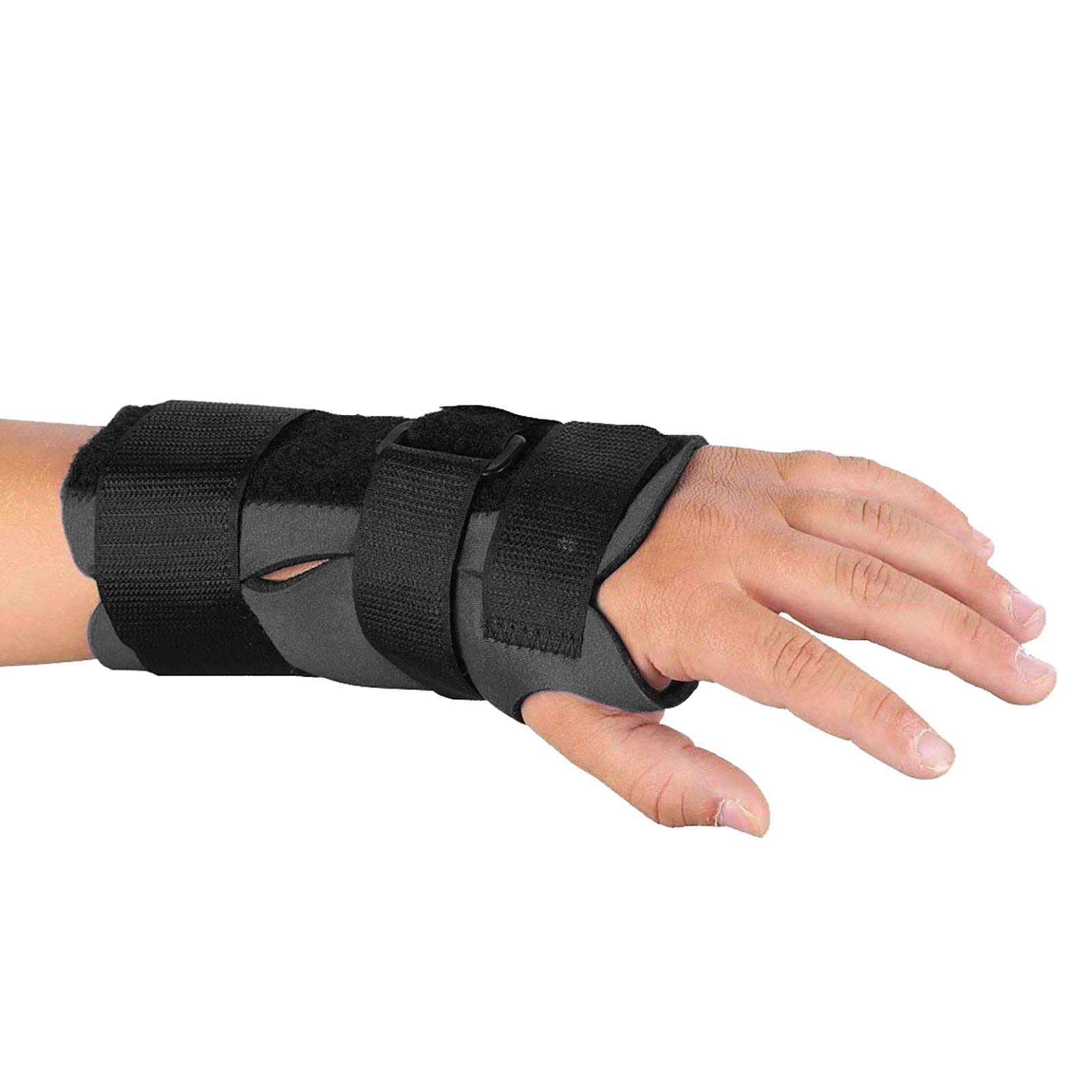 Sammons Preston - 72344 Breathoprene Pediatric Wrist Splint,Left,Small,Orthopedic Support Brace for Tendonitis,Inflammation,Carpal Tunnel,Thumb Injuries & Pain,Breathable & Comfortable Compression