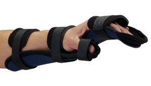 rolyan kydex functional resting orthosis for right wrist, wrist splint for tendinitis, inflammation, carpal tunnel, & tendonitis, wrist splint & forearm support and alignment, requires heat gun, large