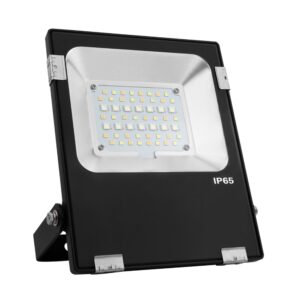 lgidtech 20w miboxer rgb+cct led flood light ac85-265v color changing 2700k-6500k color temperature adjustable