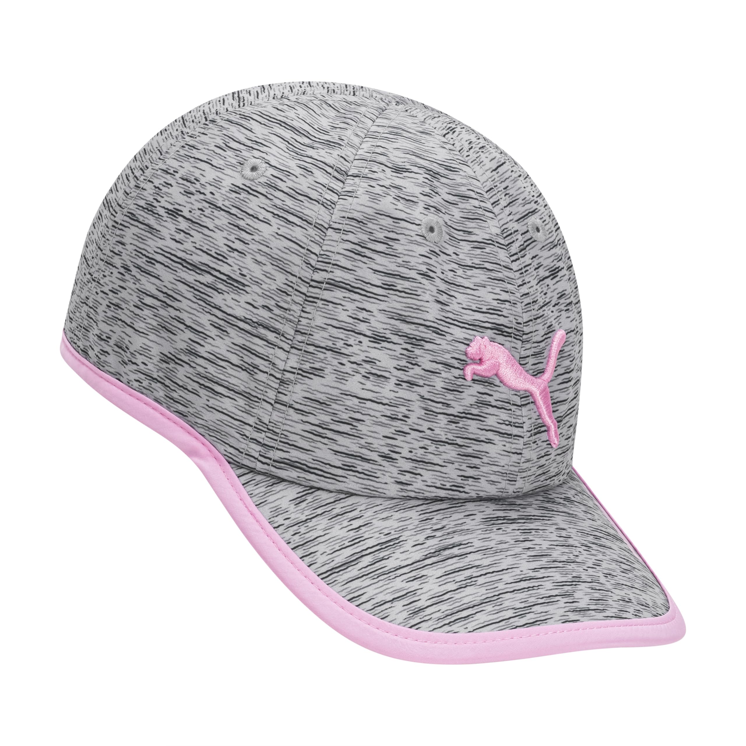 PUMA womens Puma Evercat Taylor Running Cap, Grey/Pink, One Size US