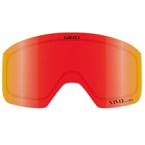 giro axis/ella snow goggle replacement lens vivid ember