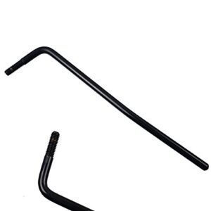 shphue 6mm screw-in electric guitar tremolo arm whammy bar (black)