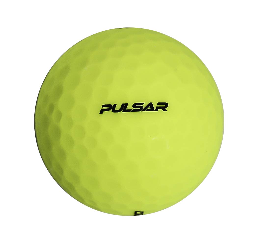 Nitro Pulsar Box Golf Balls (Pack 12), Yellow