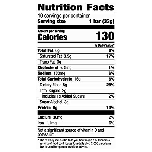 Fiber One Chewy Protein Bars, Caramel Nut, Protein Snacks, 10 ct (Pack of 6)