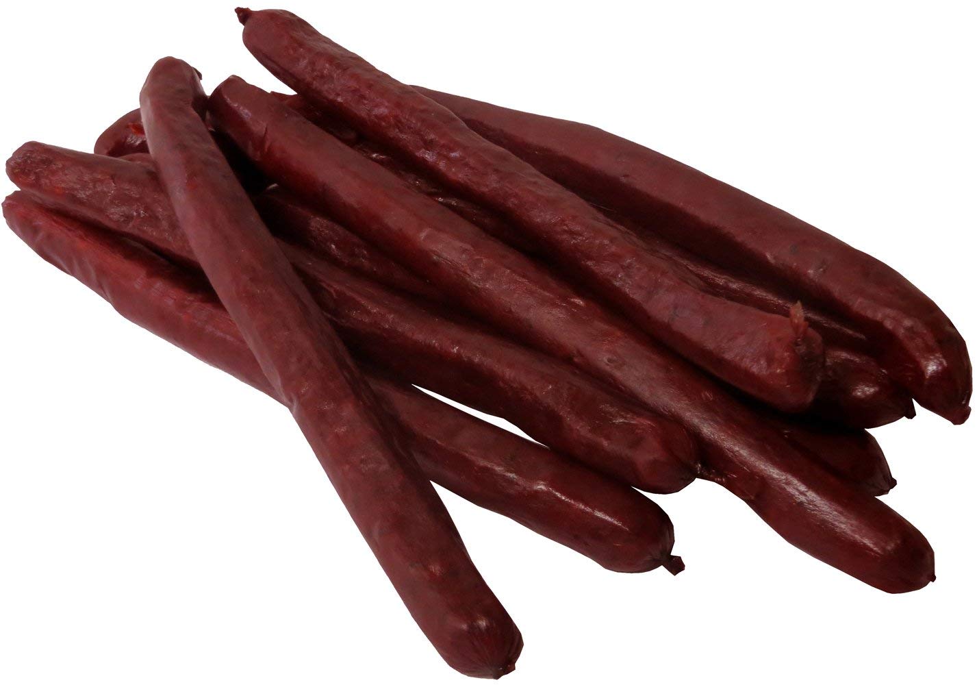 Buffalo Bills Exotic Game Meat Sausage Sticks (mixed 1oz sticks - elk, venison and wild boar)