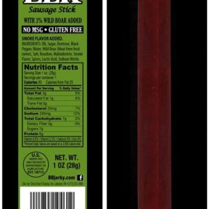 Buffalo Bills Exotic Game Meat Sausage Sticks (mixed 1oz sticks - elk, venison and wild boar)