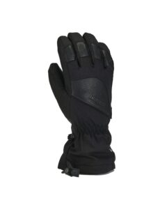 gordini women's standard gore-tex down glove, black, medium