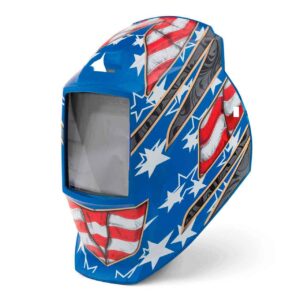 miller 265709 helmet shell, digital elite, stars and stripes iii