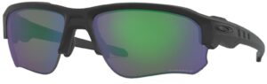 oakley men's oo9228 speed jacket rectangular sunglasses, matte black/prizm maritime polarized, 67 mm