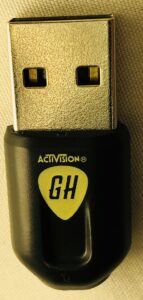 genuine wii u guitar hero live guitar usb dongle wireless receiver adapter