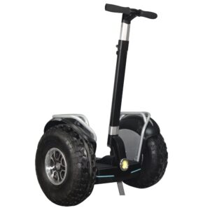 eco-glide smart self balance scooter personal transporter 19 inch all terrain tires (black)