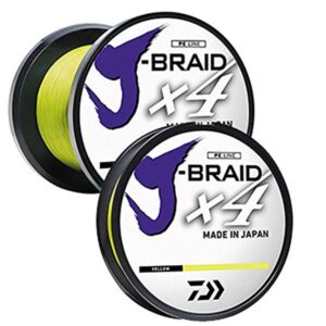 daiwa jb4u6-300fy, filler spool, fluorescent yellow, mono dia.= 1.5lb.