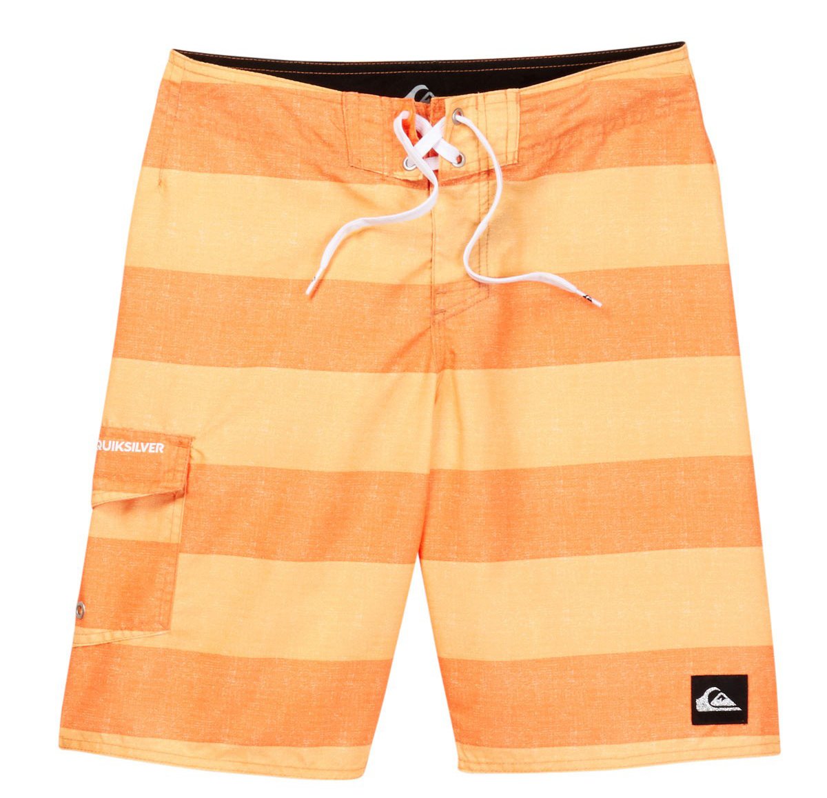 Quiksilver Big Boys Stripe Boardshort (28, Shocking Orange)