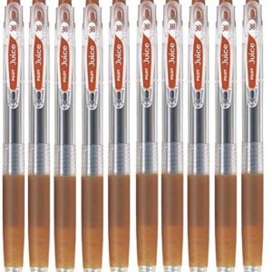 Pilot Juice 0.38mm Gel Ink Ballpoint Pen, Brown Ink, Value Set