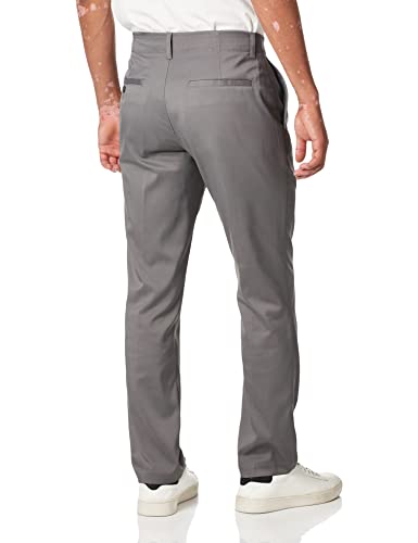 PGA Tour Men's Flat Front Active Waistband Golf Pant With A Classic Fit, Moisture-Wicking And Sun Protection (Sizes 30 - 54), Quiet Shade, 36W x 30L