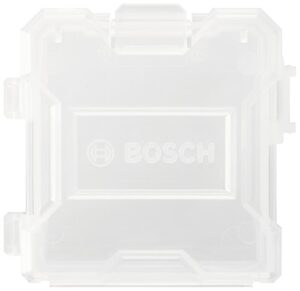 bosch ccsboxx 3 in. clear storage box with latch for custom case system for storing bits, screws, bolts and more