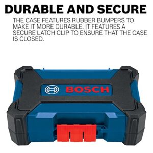 BOSCH CCSBOXX 3 In. Clear Storage Box with Latch for Custom Case System for Storing Bits, Screws, Bolts and More