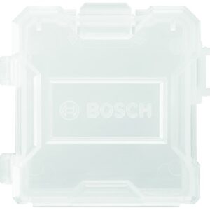 BOSCH CCSBOXX 3 In. Clear Storage Box with Latch for Custom Case System for Storing Bits, Screws, Bolts and More