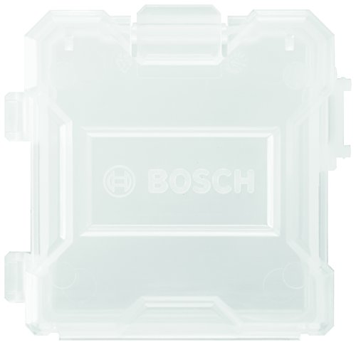 BOSCH CCSBOXX 3 In. Clear Storage Box with Latch for Custom Case System for Storing Bits, Screws, Bolts and More