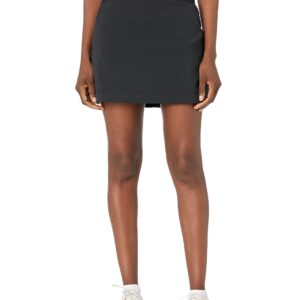 PGA TOUR womens 17" Motionflux Woven Golf Skort, Caviar, 6 US