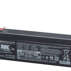 MK Battery ES2.4-12L Maintenance-Free Rechargeable Sealed Lead-Acid Battery