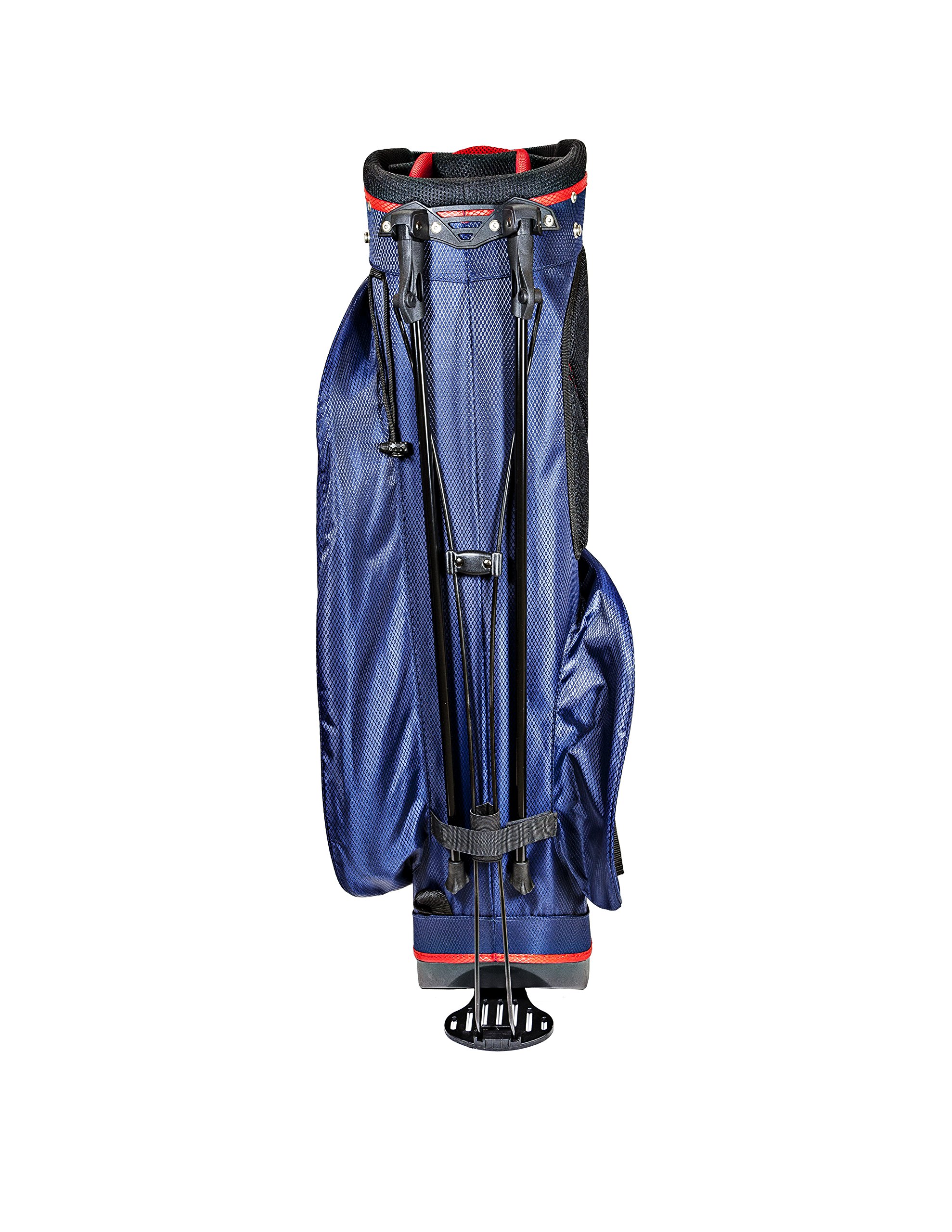 Club Champ Deluxe Stand Golf Bag, Red/White/Blue