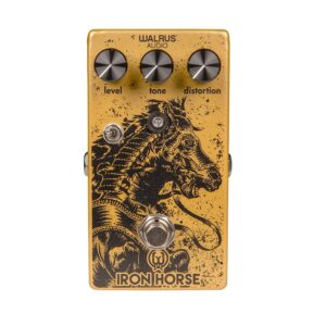 walrus audio iron horse v2 lm308 distortion guitar effects pedal