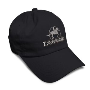 speedy pros soft baseball cap dressage embroidery horse dressage twill cotton military airplanes dad hats for men & women black design only