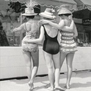 Bathing Beauties Window Shopping - Avanti America Collection Friendship Card