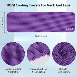 BOGI Cooling Towel, Cooling Towels for Neck and Face-40"x12"