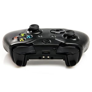 controller silicone cover skin anti-slip compatible for xbox one controller x 1(black)