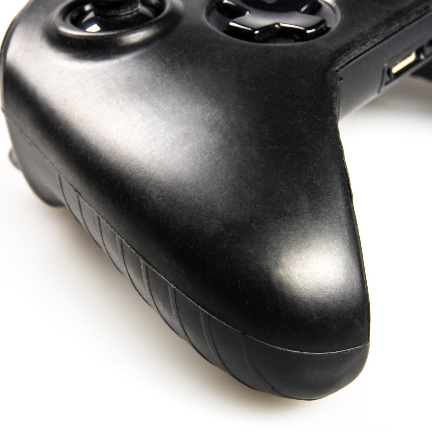 Controller Silicone Cover Skin Anti-Slip Compatible for Xbox One Controller x 1(Black)