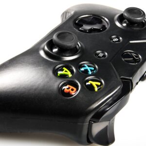 Controller Silicone Cover Skin Anti-Slip Compatible for Xbox One Controller x 1(Black)